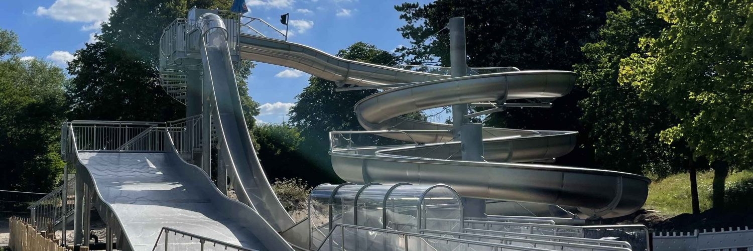 Neuer Dreifach-Rutschenkomplex im St. Ingberter Freibad das blau – igb ...